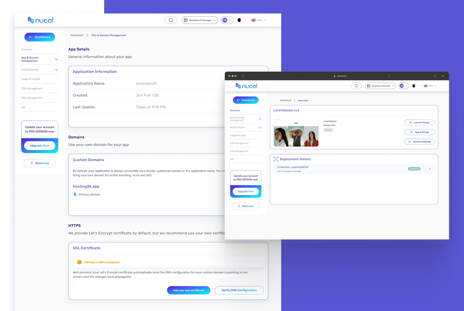 Nucal Web Application Platform - PUX